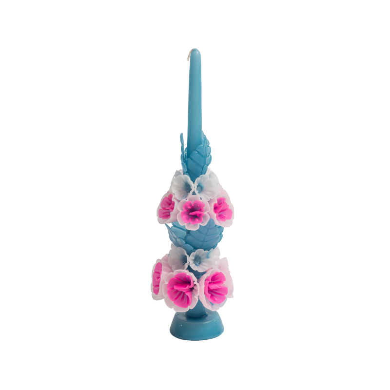Fiesta Candle - Sky & Fuchsia - Natalie Jayne Interiors