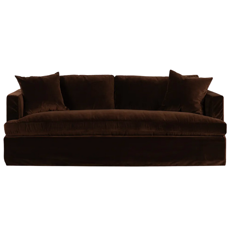 Coco Sofa - Chocolate - Natalie Jayne Interiors